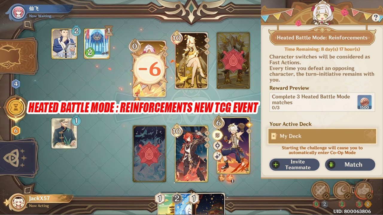 Heated Battle Mode : Reinforcements New TCG Event Gameplay - Fast ...