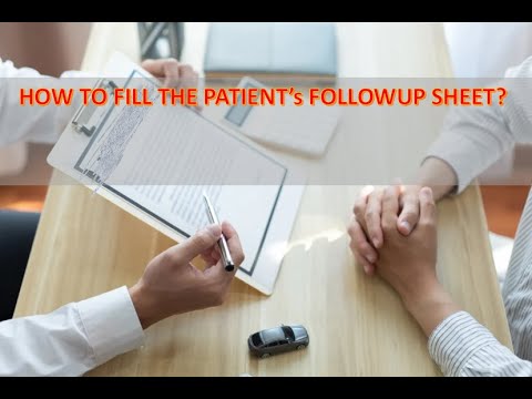 How to fill the patient follow up sheet as Clinical Pharmacist? - YouTube