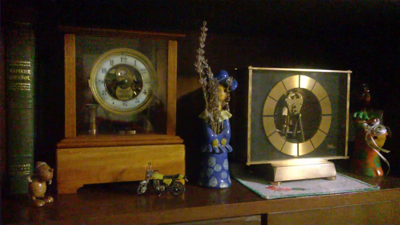 My electromagnetic clocks - YouTube