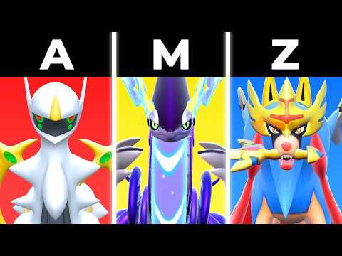 Catch the Strongest Pokemon Alphabet Challenge