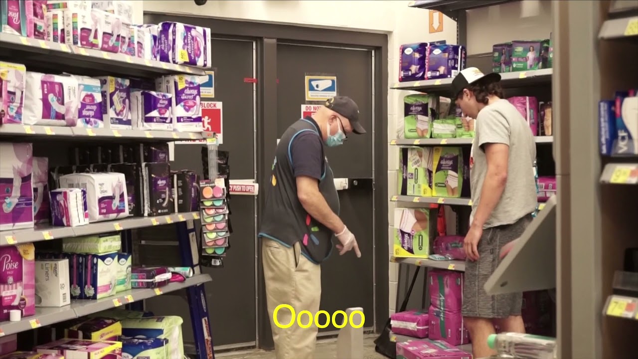 Asking for Adult Diapers in Walmart PRANK - YouTube