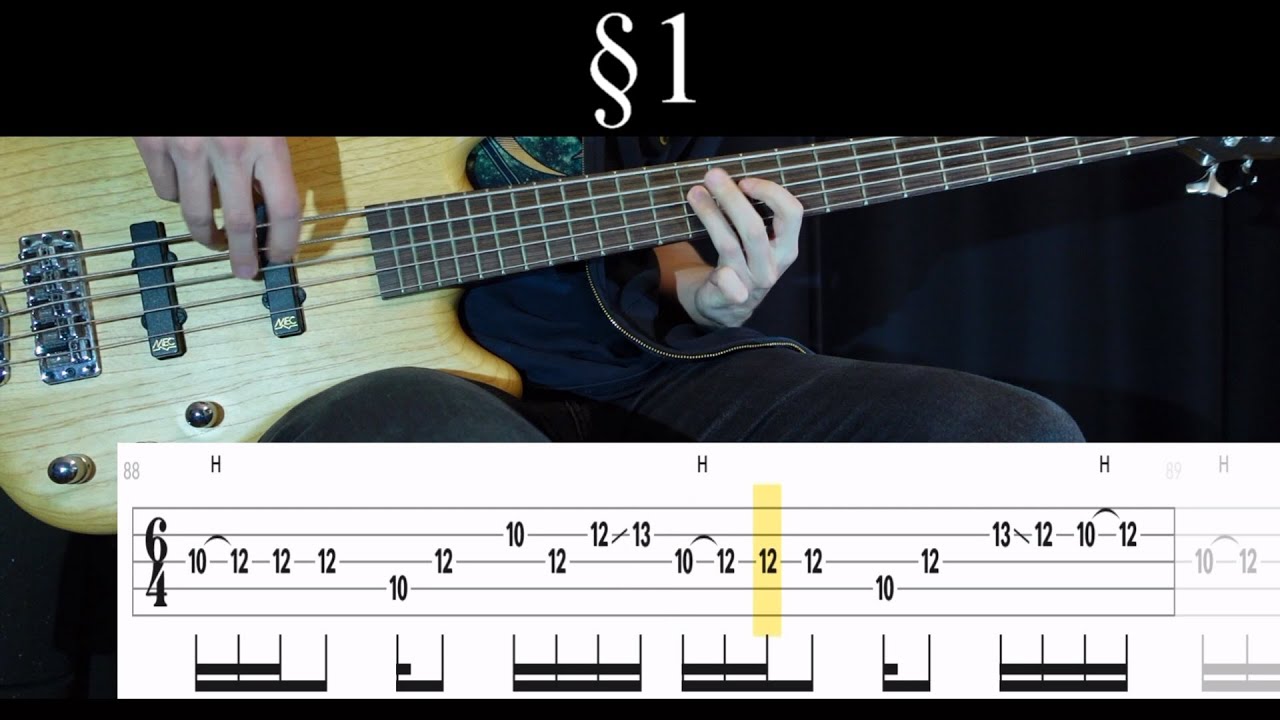 §1 (Opeth) - Bass Cover (With Tabs) by Leo Düzey - YouTube