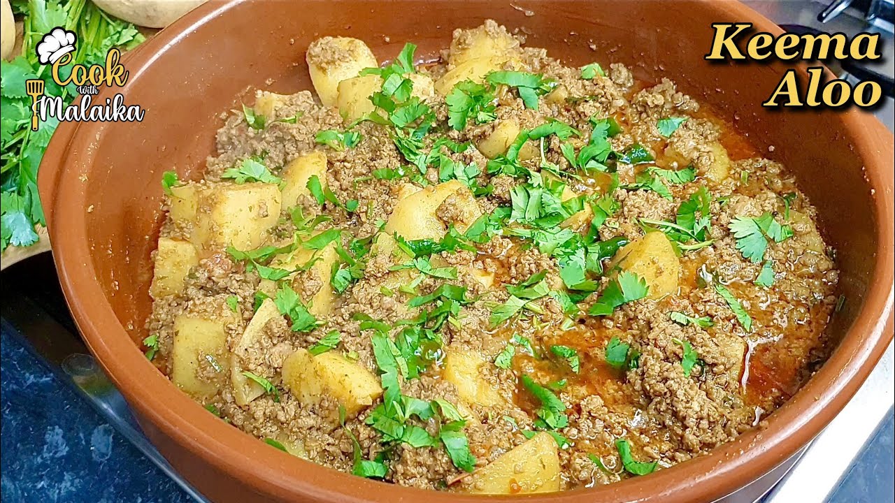 Keema Aloo Recipe|Super Quick And Tasty|بہت ہی آسان طریقے سے مزیدار آلو ...