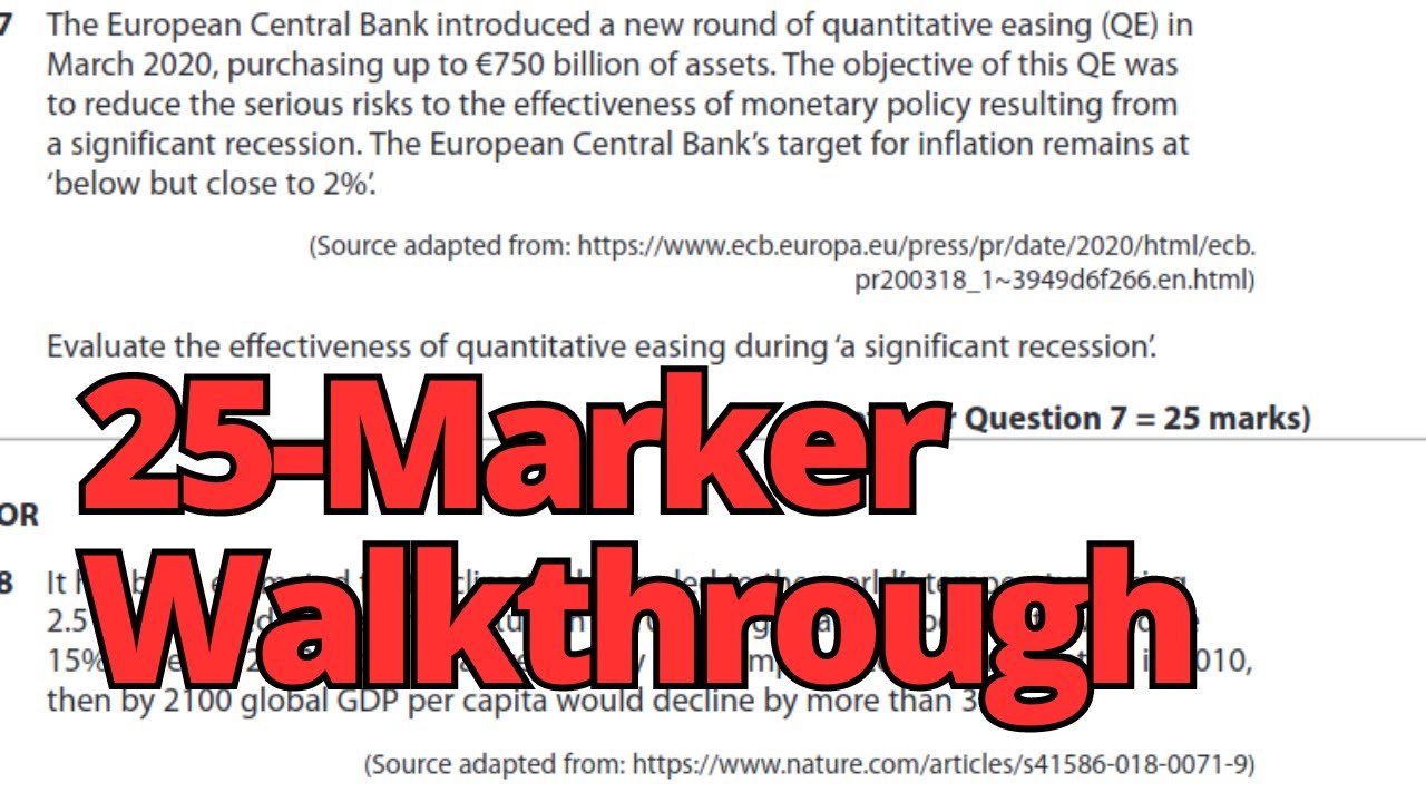 Quantitative Easing and the Eurozone, 25-Marker - YouTube