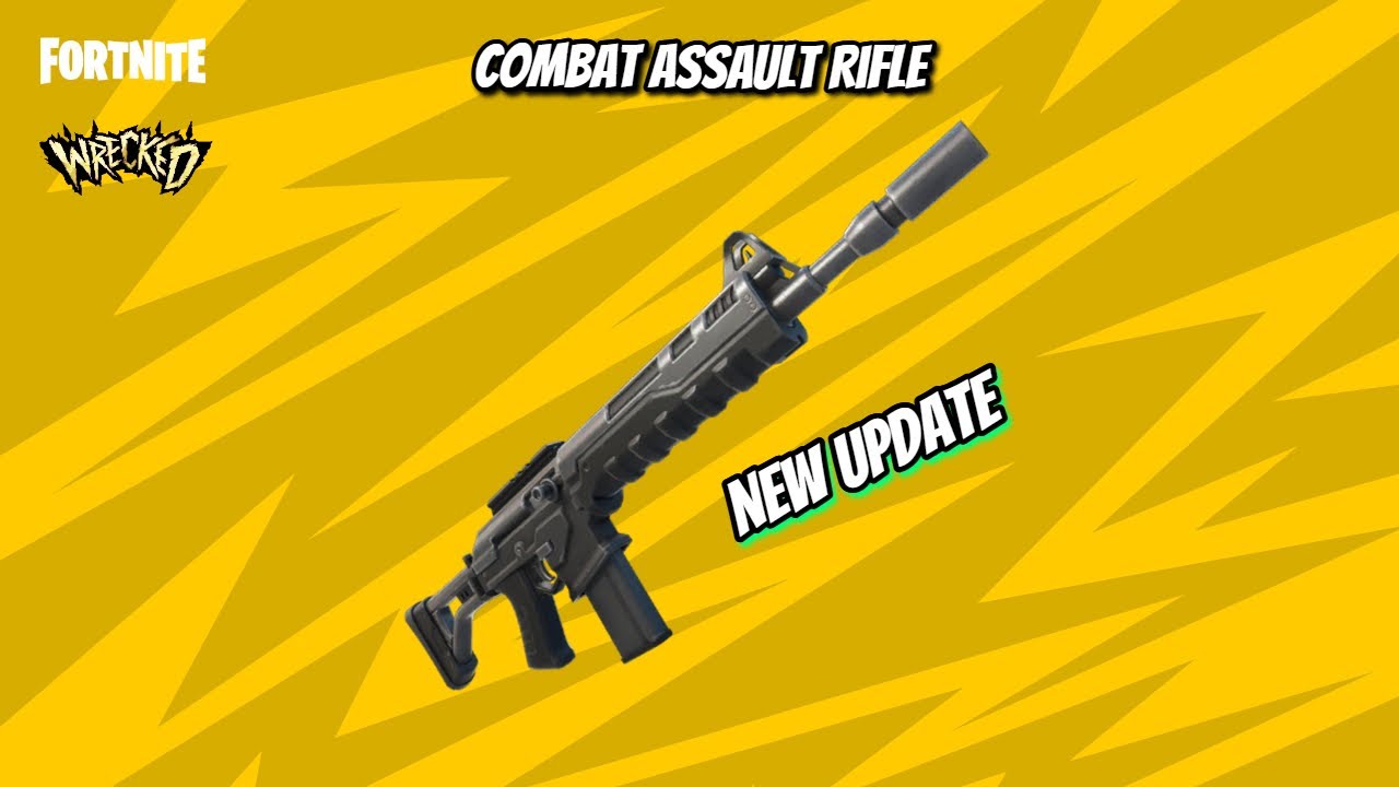 *NEW* COMBAT ASSAULT RIFLE!! (FORTNITE UPDATE) #FORTNITEWRECKED # ...