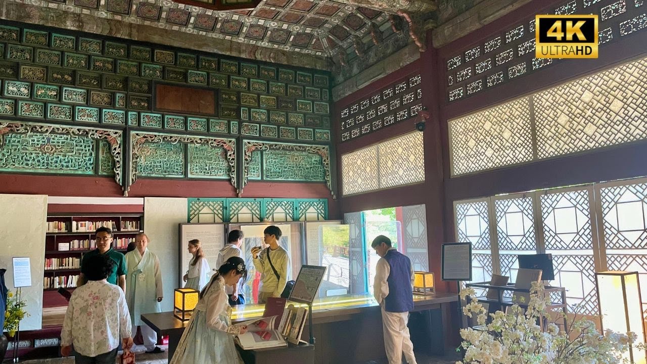 Exploring One of Seoul's Oldest Libraries : Jibokjae [4K] - YouTube