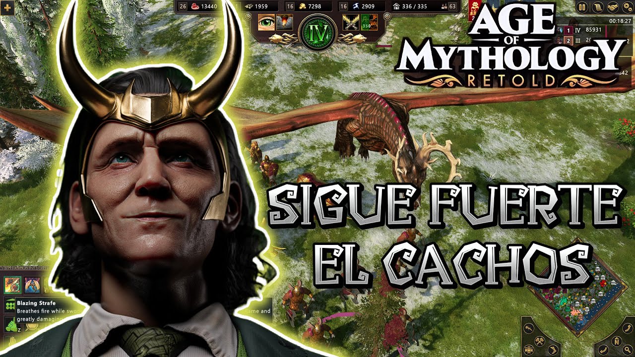 Age of Mythology: Retold - Gameplay con LOKI vs ISIS - YouTube