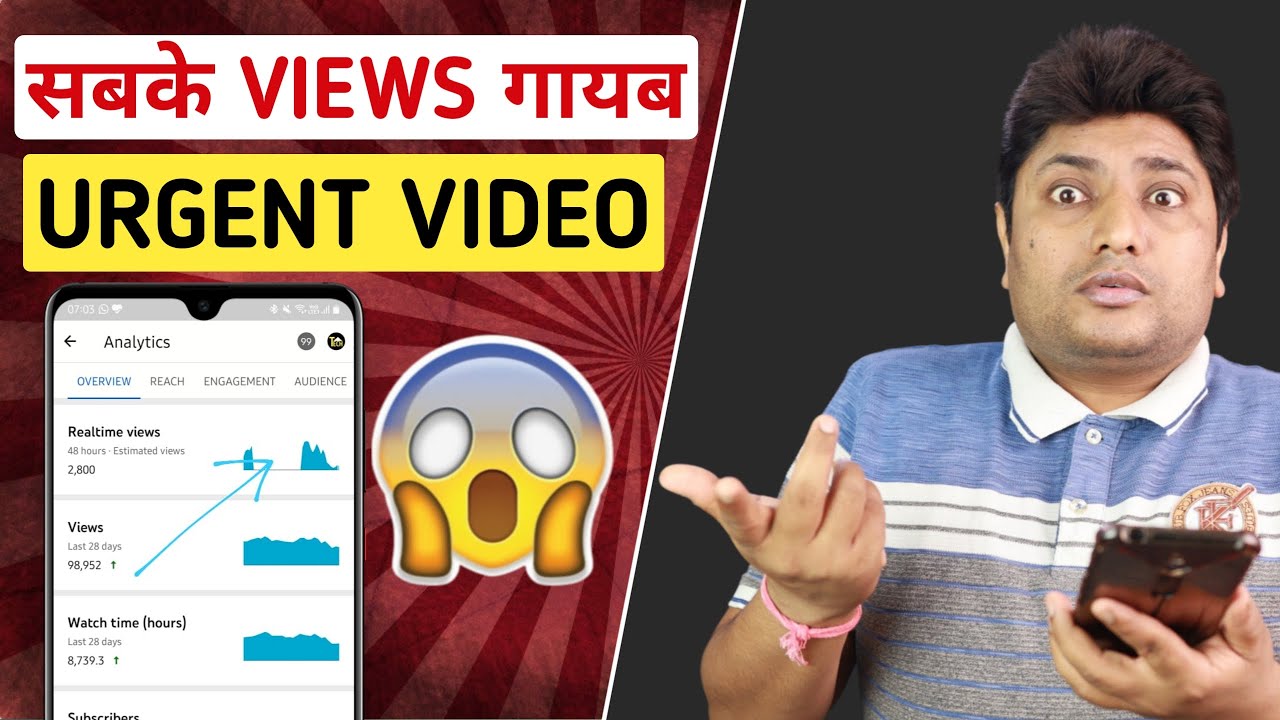 Sabke Views Gayab 😮😮 | New Problem on YouTube - YouTube