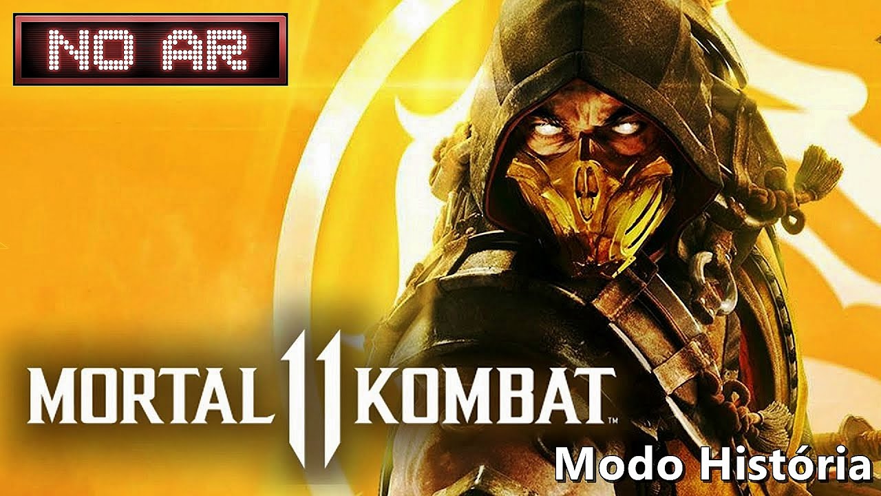 MK11 Live Teste de Conexão - Jogando Modo História Mortal Kombat 11 ...