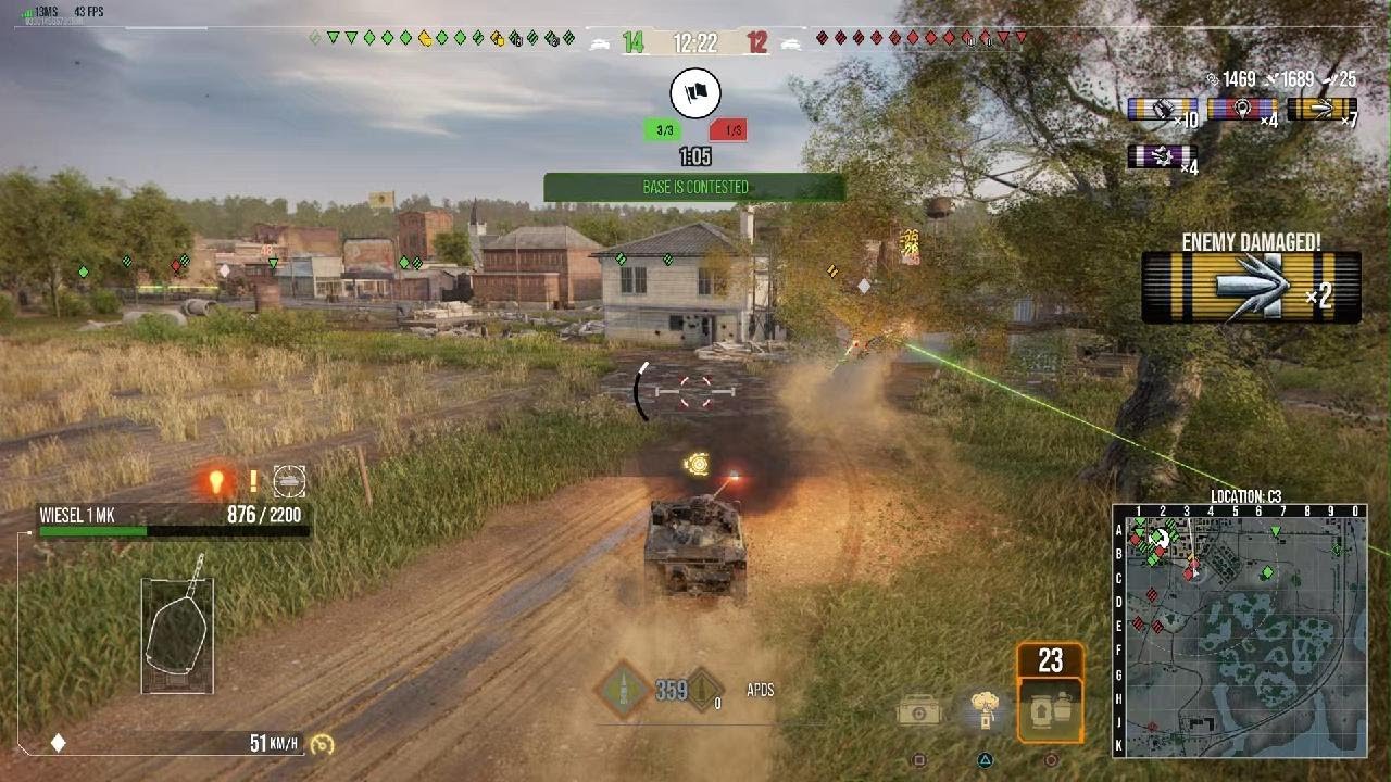 World of Tanks console: Wiesel 1 MK prototype, first match - YouTube