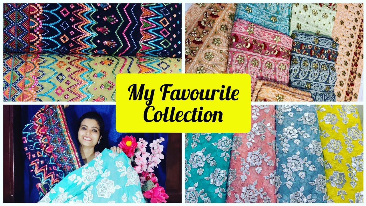 मेरे Favourite Fabric/कपड़ों की Collection ️/Designing Outfit For Self ...