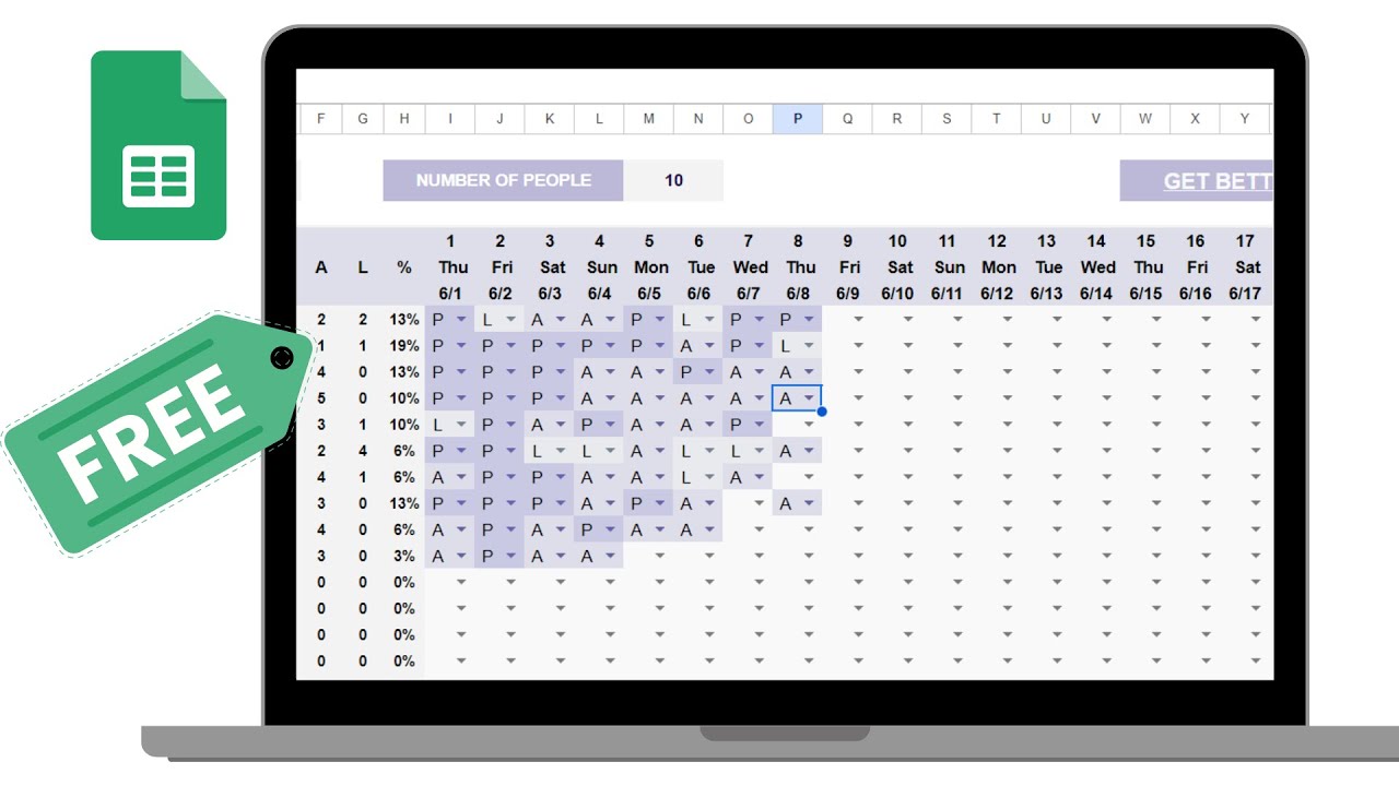 Create an Interactive Attendance Tracker in 10 Minutes + FREE Template ...