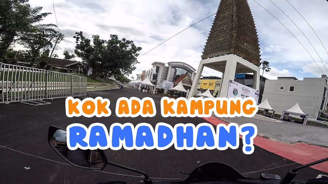 KAMPUNG RAMADHAN DRIVE THRU DAN TOPENG MONYET - YouTube