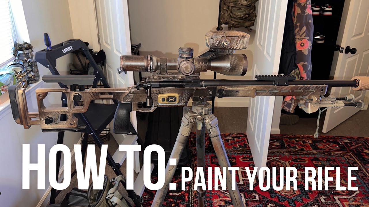 How To: Paint Your Rifle - YouTube