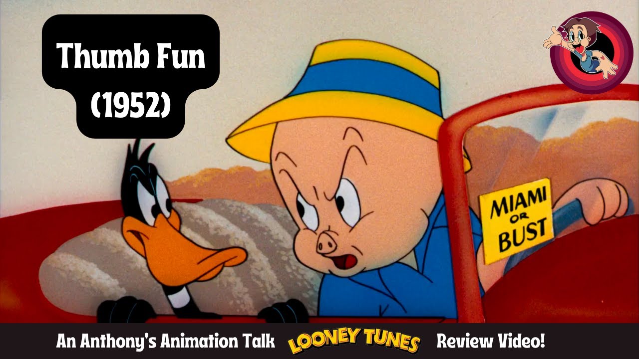 Thumb Fun (1952) Review: Daffy's Zany Road Trip with Porky! - YouTube