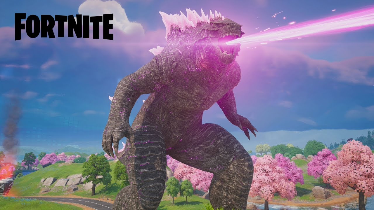 DERROTAMOS A GODZILLA EN FORTNITE! - YouTube