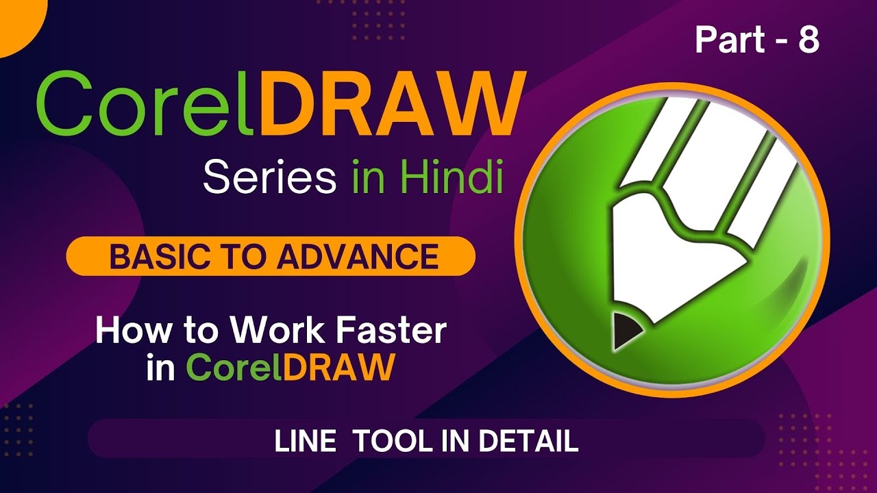 Line tool detail in corel draw | line tool | tool in corel draw | cored ...