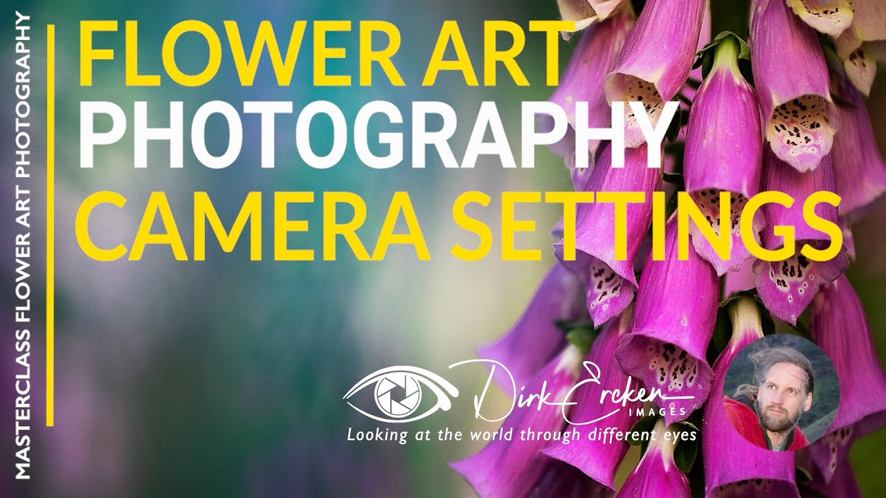 Flower Art Photography - Camera settings - YouTube