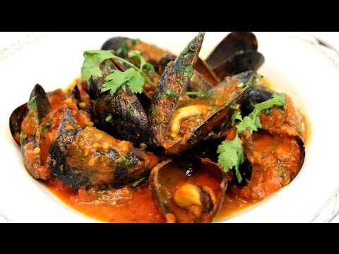 Mussels (Moules) Moroccan Style Recipe - CookingWithAlia - Episode 283