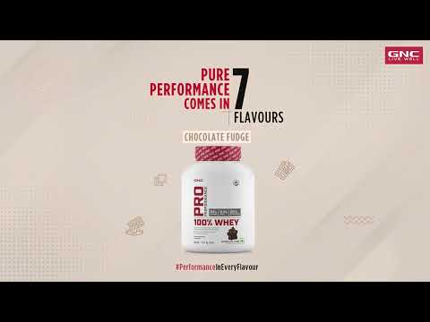 7 Yummylicious flavors | GNC Pro Performance 100% Whey Protein | #PerformanceInEveryFlavor