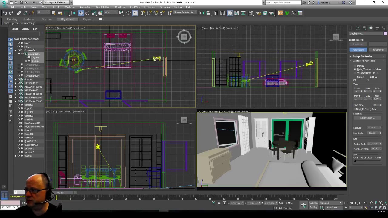 finalRender trueHybrid(TM): Tutorial: Getting a 360 Panoramic view to facebook instantly - YouTube