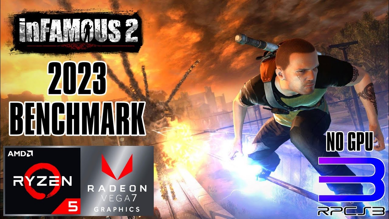 Infamous 2 RPCS3 Benchmark On Ryzen 5 5600G Vega 7 (NO GPU) 2023 || Ghost Benchmark. - YouTube