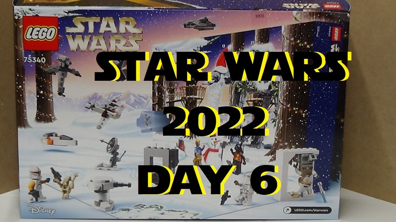 LEGO 75340 STAR WARS ADVENT CALENDAR DAY 6 - YouTube