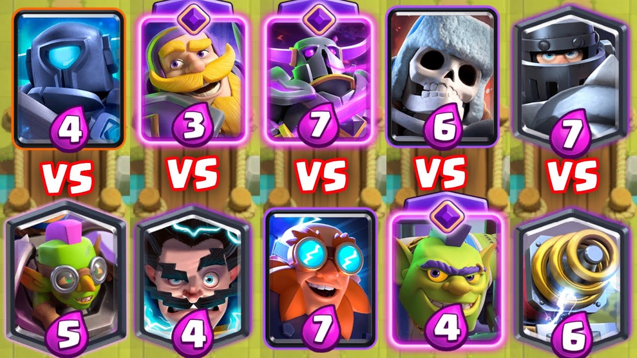 Evolved PEKKA + Team Knight VS Team Electric + Team Goblins | Clash ...