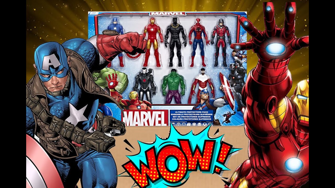 Marvel Ultimate Protectors Pack Unboxing - YouTube
