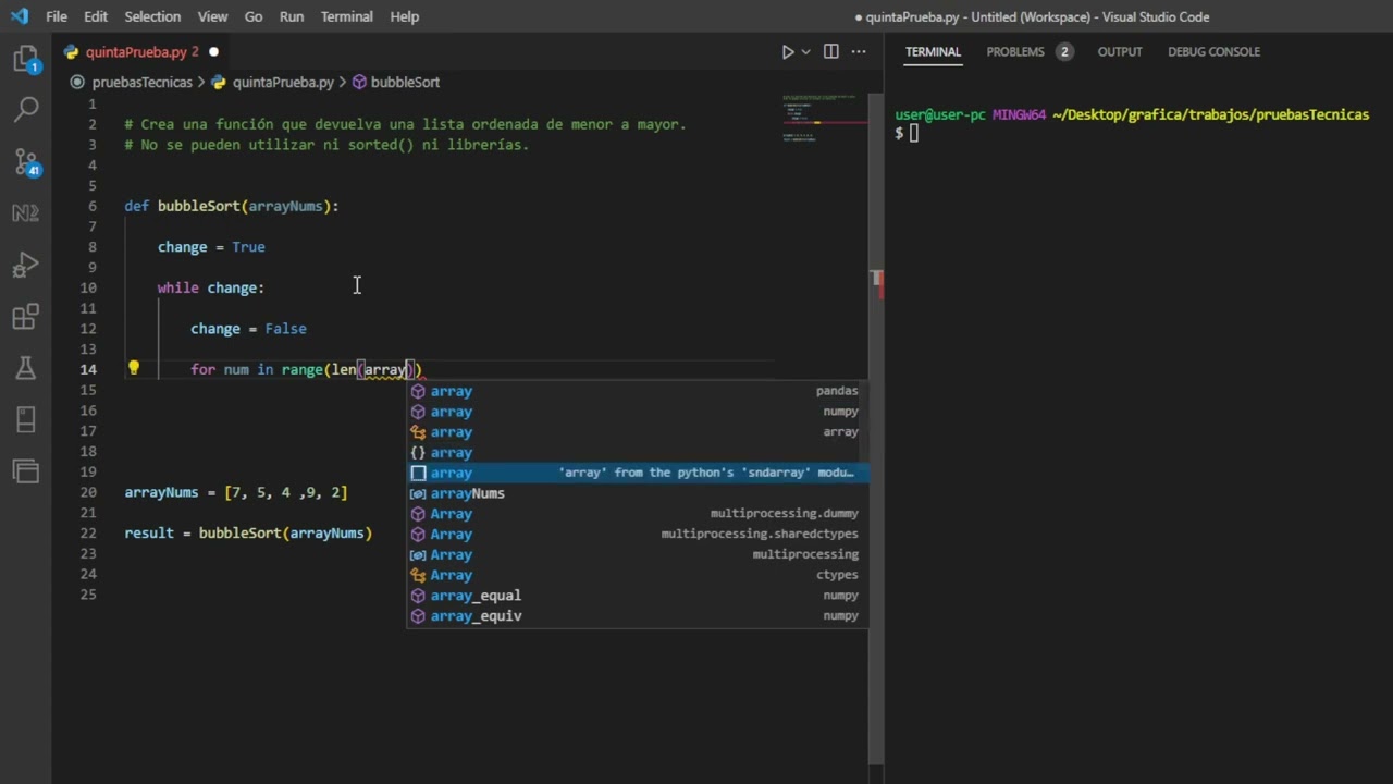 Pruebas técnicas #4 Con python - YouTube