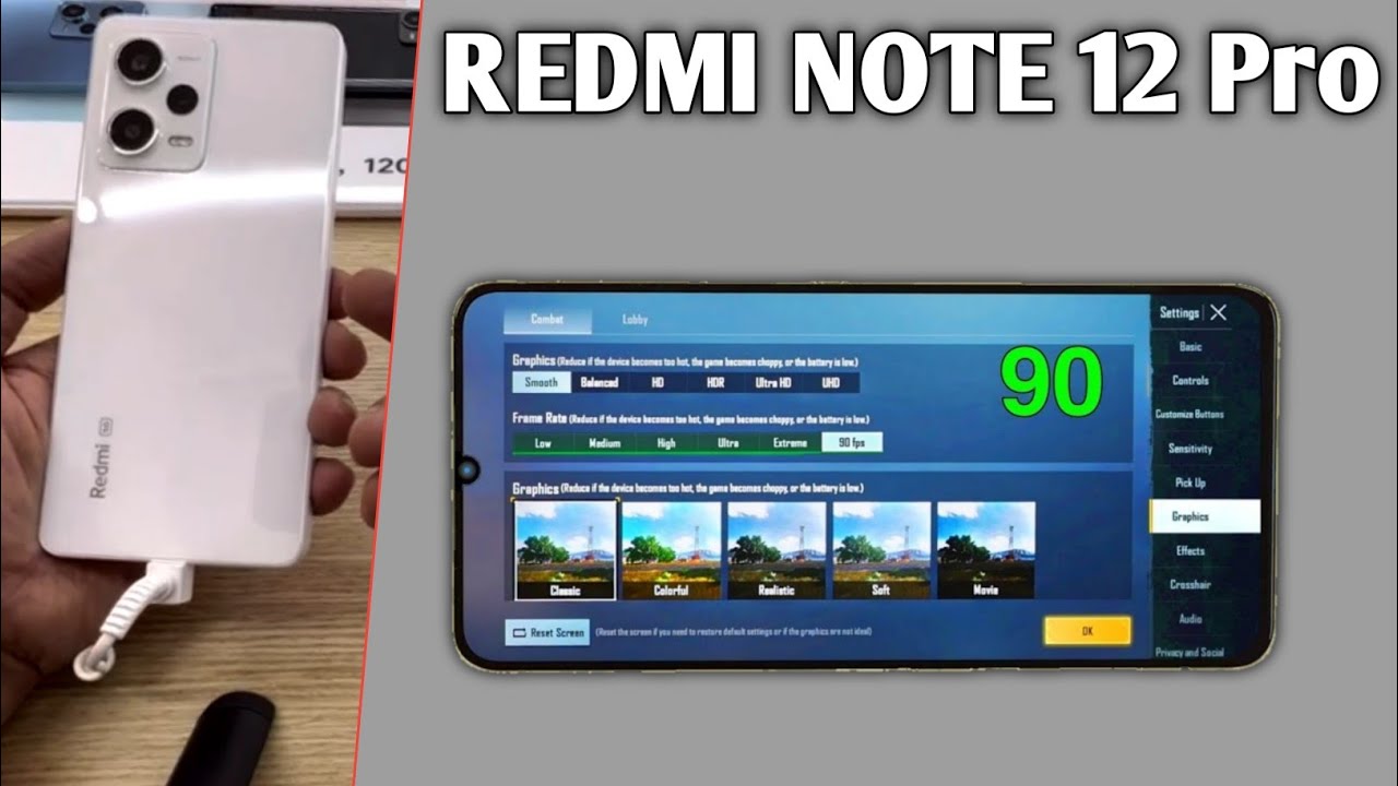 Redmi Note 12 Pro PUBG Test - YouTube