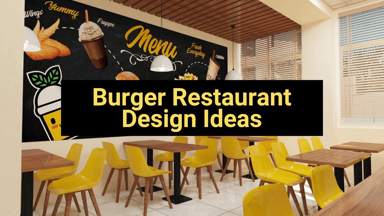Burger Restaurant Design Ideas - Suren Space - YouTube