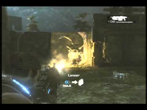 Gears of War 3 Gameplay - Lambent Berserker Boss - Act 3 Chapter 2 ...