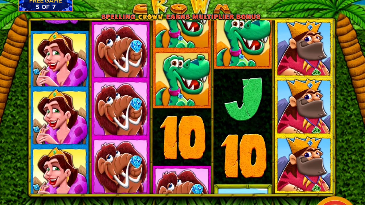 CAVE KING Video Slot Casino Game with a FREE SPIN BONUS - YouTube