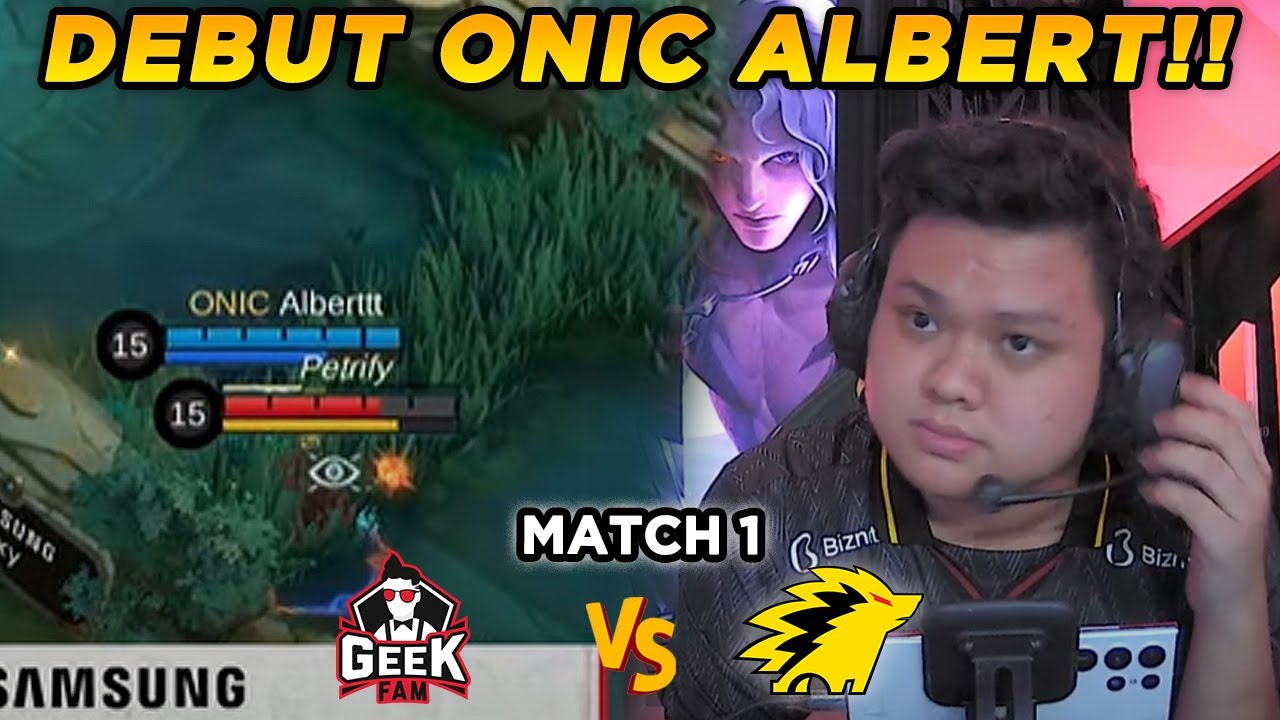 DEBUT ALBERT DI ONIC, TERNYATA JADI PENGGANTI KING SANZ!! - GEEK VS ...