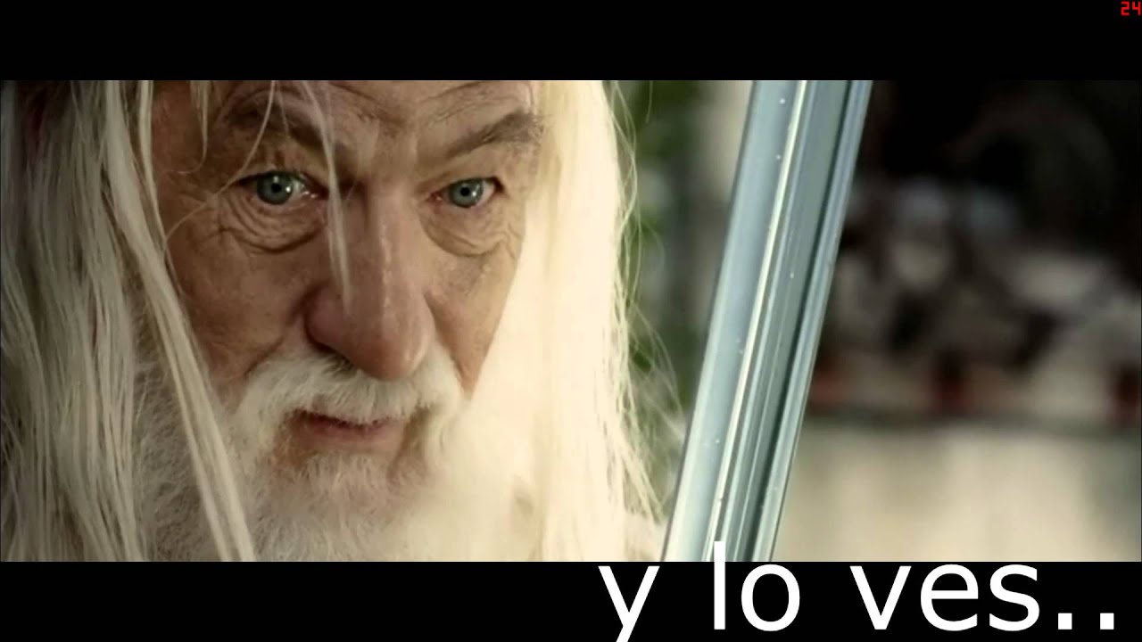LOTR: Gandalf "The End" Quote - Spanish Dub - YouTube