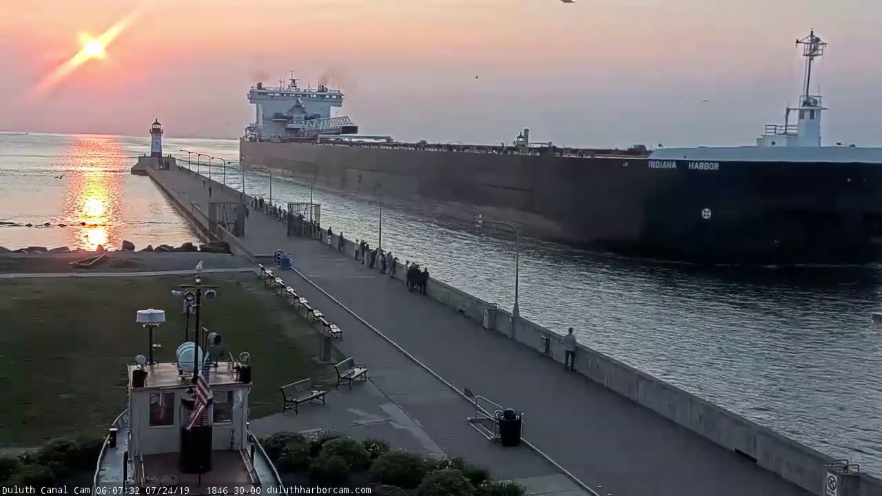 Indiana Harbor arrived Duluth 07/24/2019 - YouTube