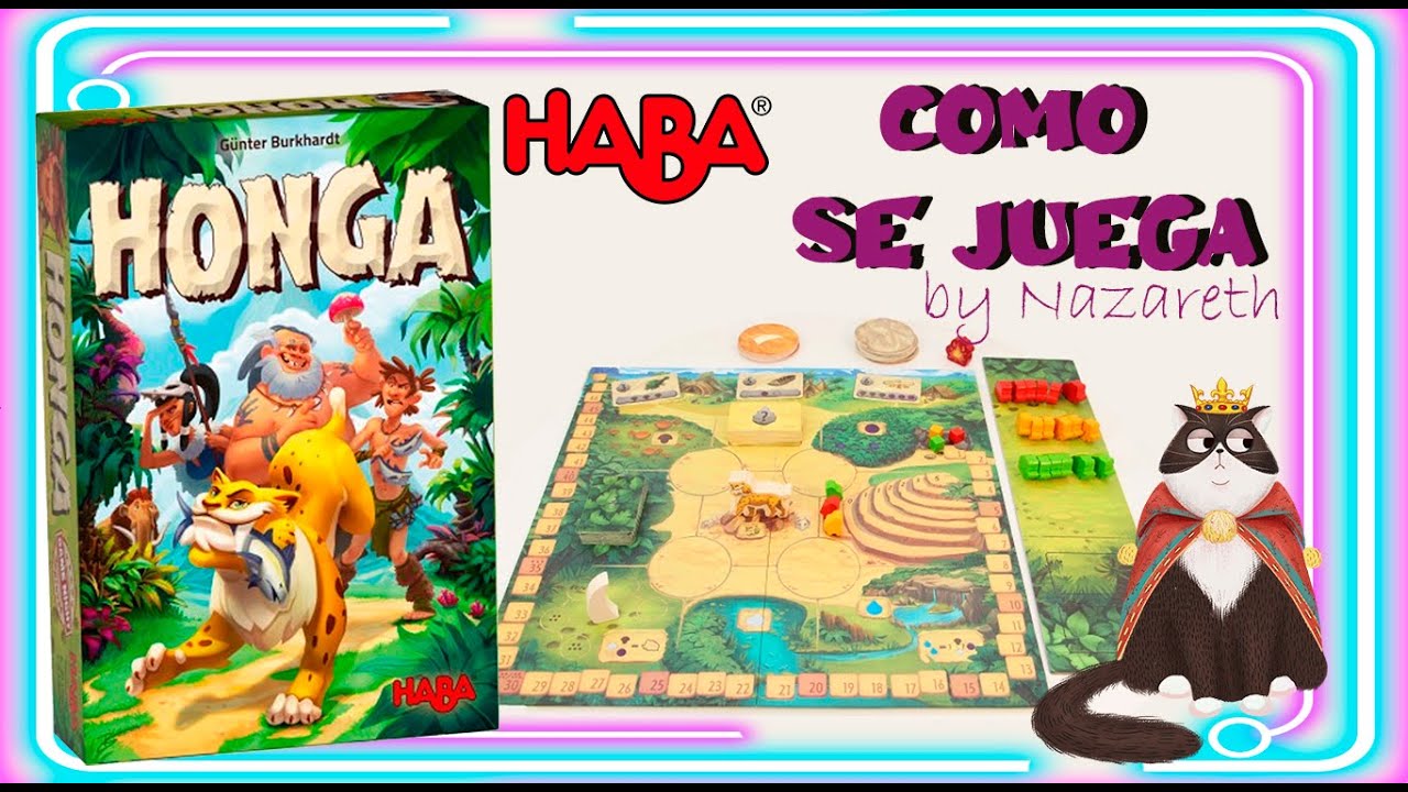 🐯HONGA 🐯 ¿Cómo se juega? 🐯 HABA🐯 Atención al dientes de sable o lo ...