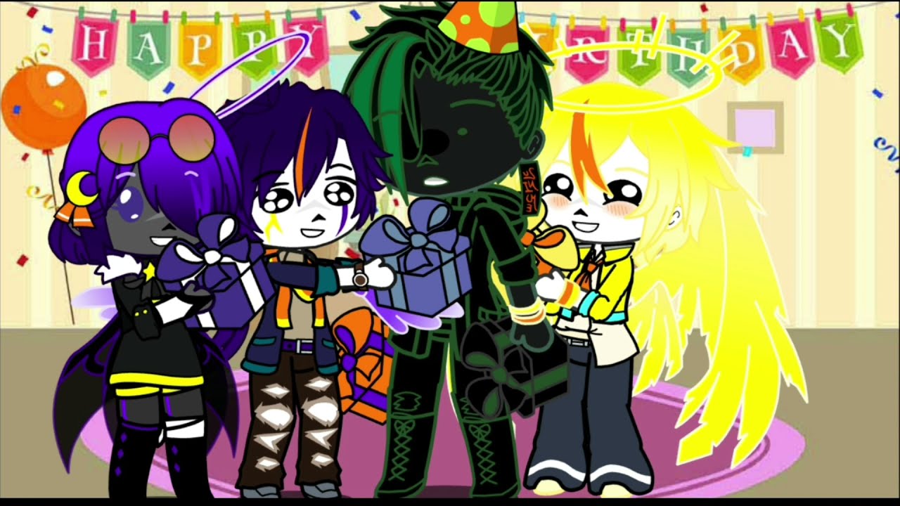 Three kids part12 [Birthday follow-up] || MY AU （OG Nightmare x SD ...