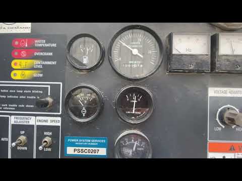85 kW Portable Diesel Generator MMD Power Pro start up and walk around