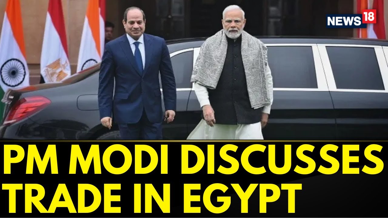 PM Modi In Egypt | PM Narendra Modi in Egypt; Holds Meeting with ...