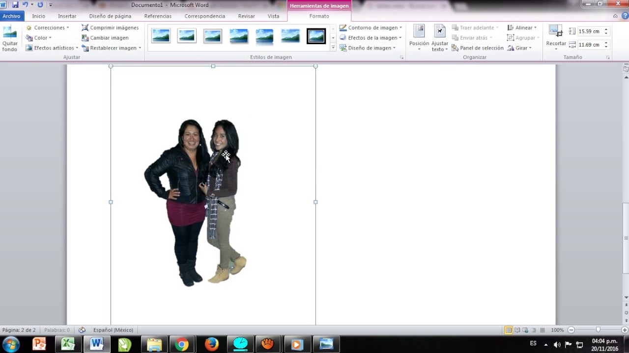 Photoshop en word - YouTube