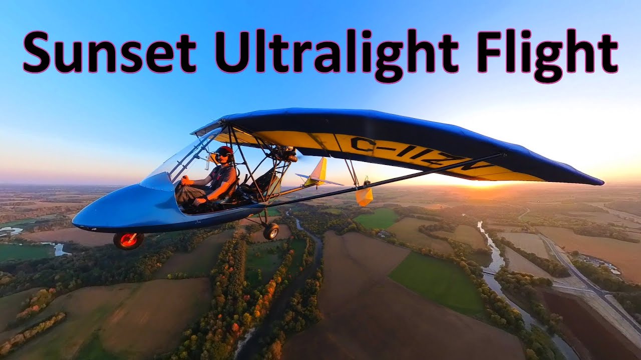 Sunset Ultralight Flight - Beaver RX550 - YouTube
