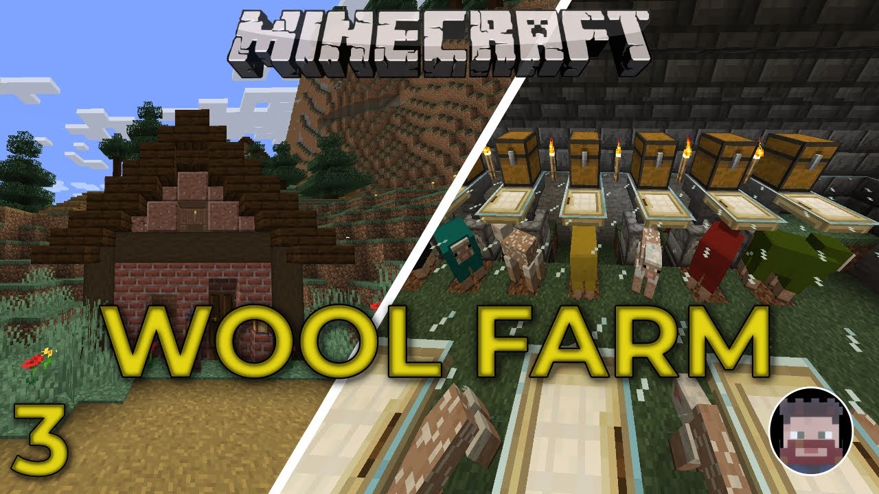 Hidden Wool Farm - Minecraft 1.18 Let's Play - Episode 3 - YouTube