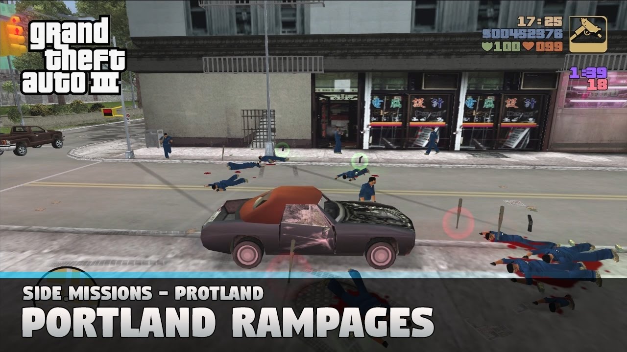 Rampages - Portland − GTA 3 【Side Mission】 - YouTube