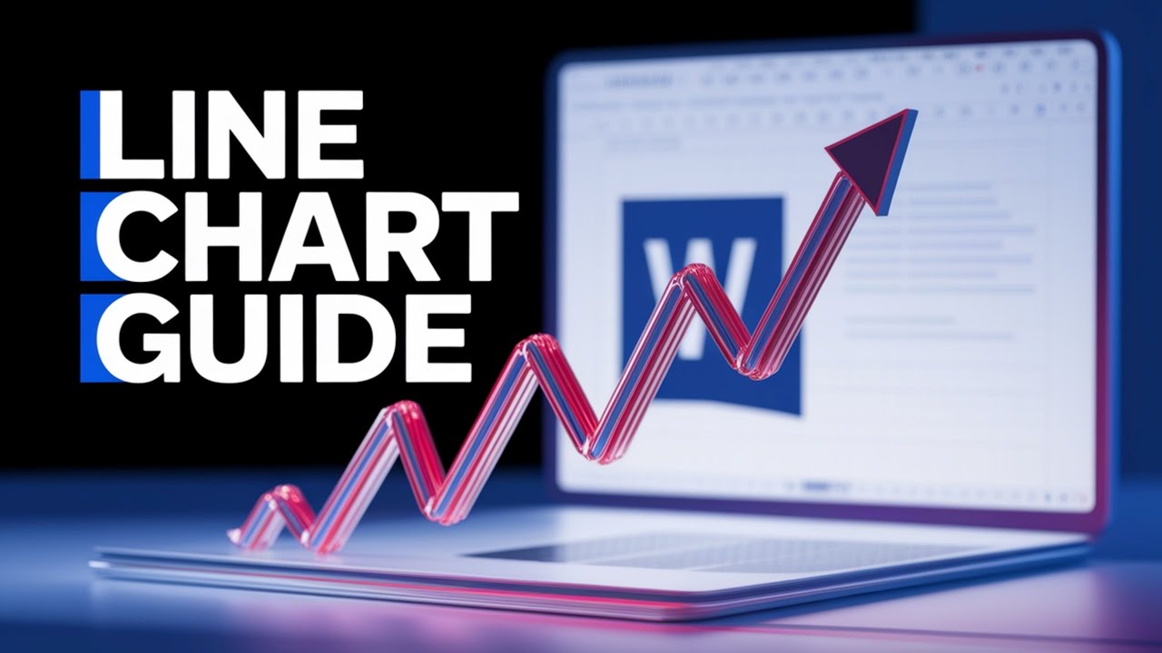 how to insert a line chart in word [Easy Method] - YouTube