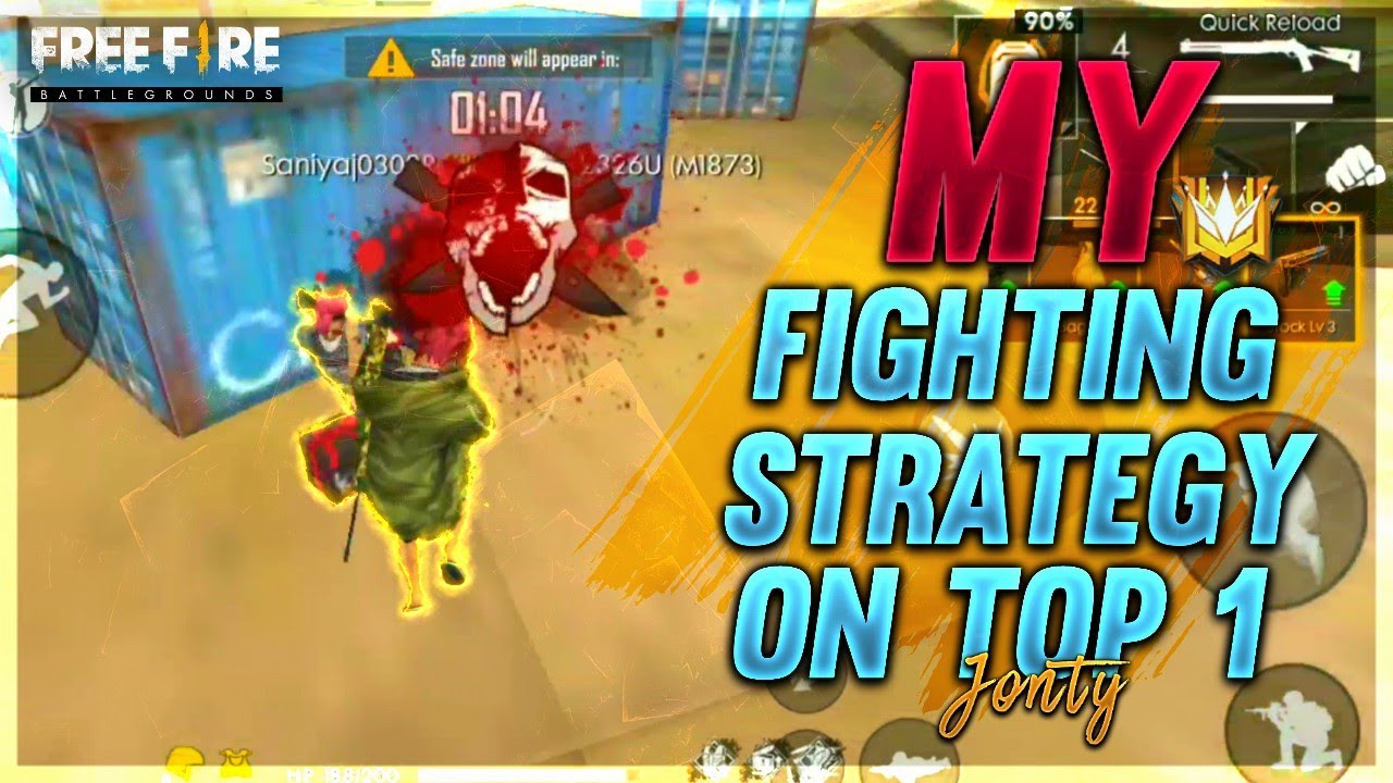 MY FIGHTING STRATEGY - HOW I FIGHT ON TOP 1 - BEST STRATEGY - Garena ...