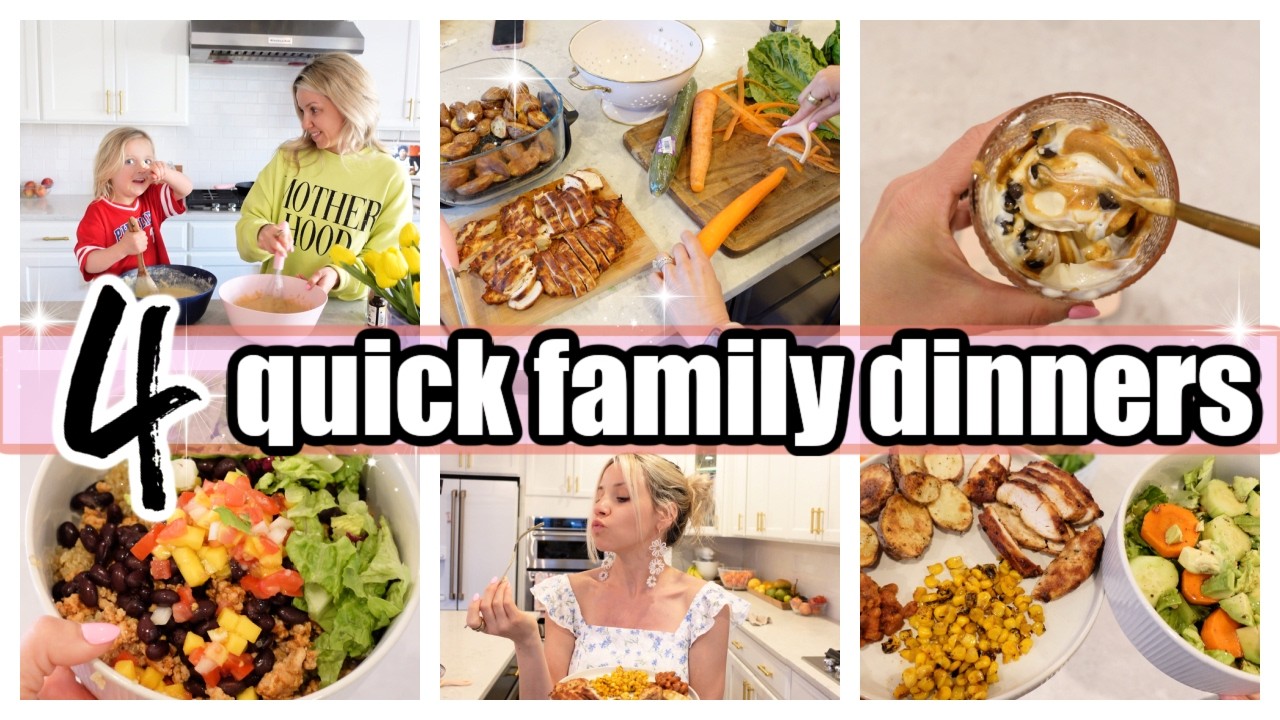 4 Easy & Healthy Meals for a Family of 6 | Budget Friendly & Delicious ...