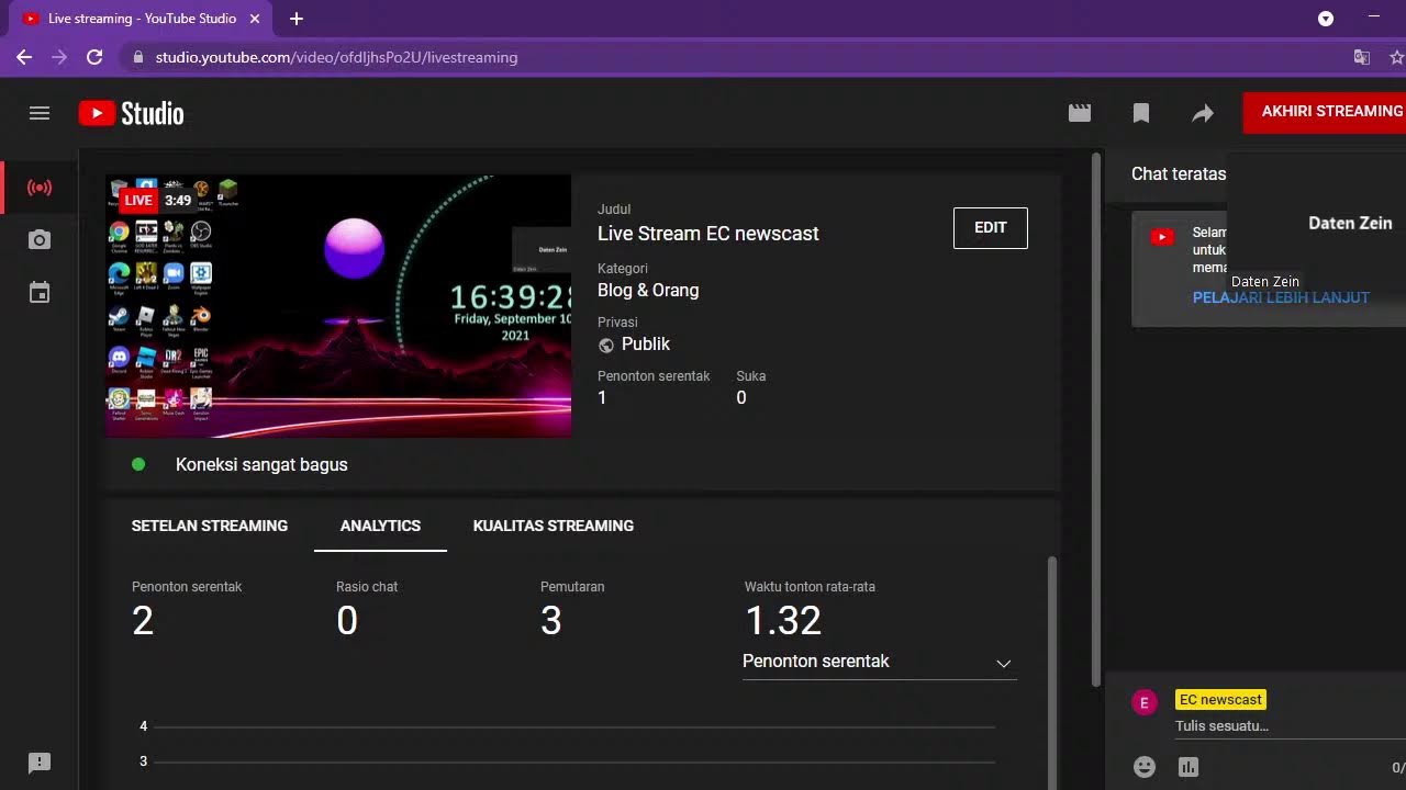 Live Stream EC newscast - YouTube