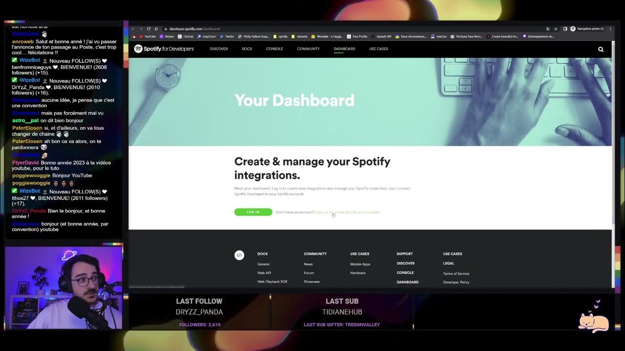 SBOTIFY - Tuto tokens & credentials de l'API de Spotify - YouTube